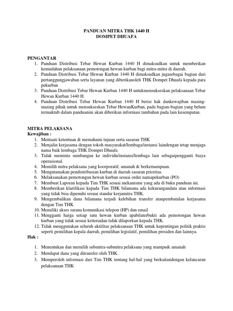 Buku Panduan Mitra 2019 | PDF