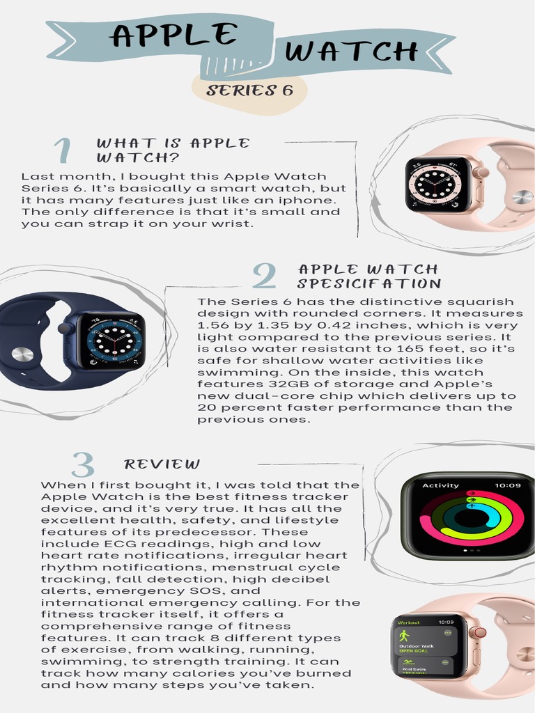 Apple Watch Product Review | PDF | Apple Watch | Physical Fitness