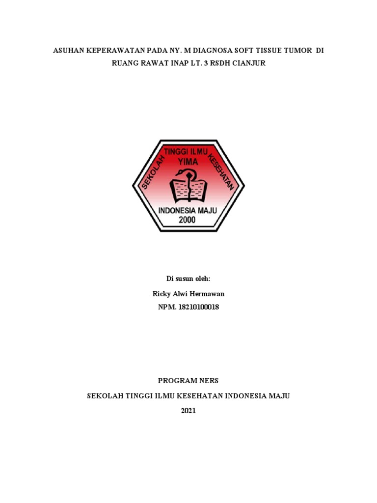 Ny.M STT (Soft Tissue Tumor) Askep - Ricky Alwi Hermawan | PDF