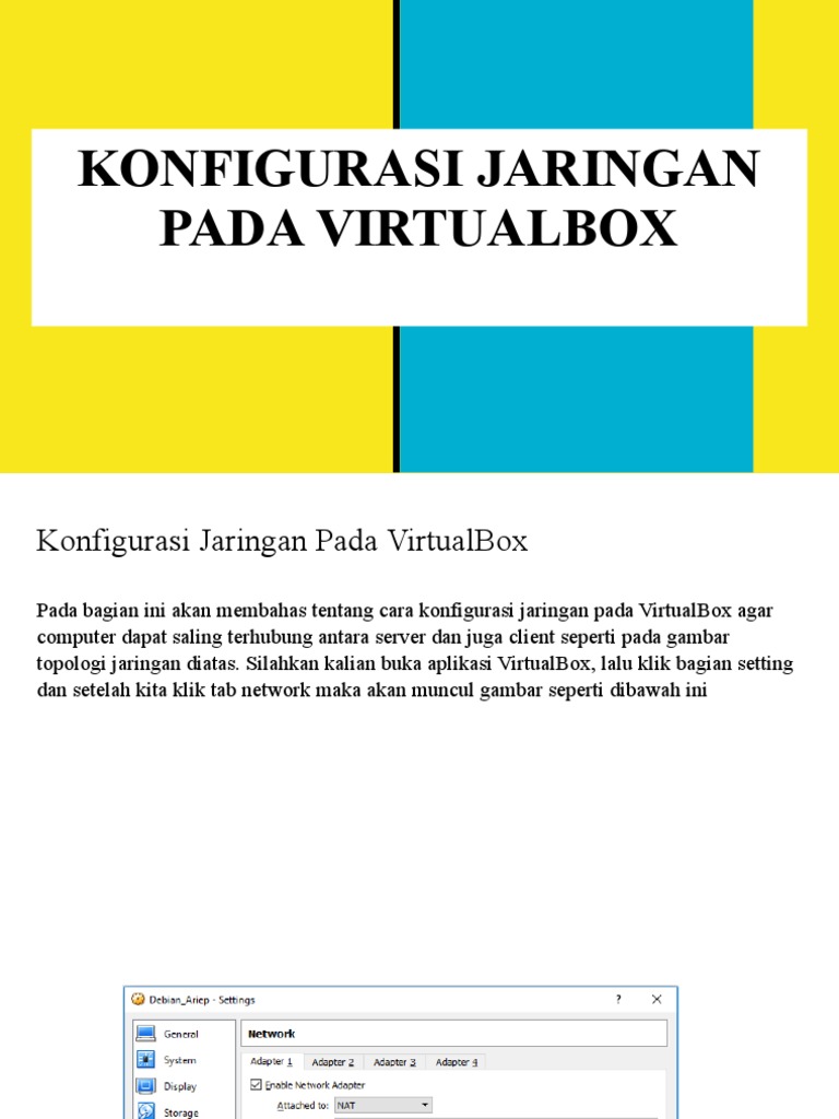 Konfigurasi Jaringan Virtual Box | PDF