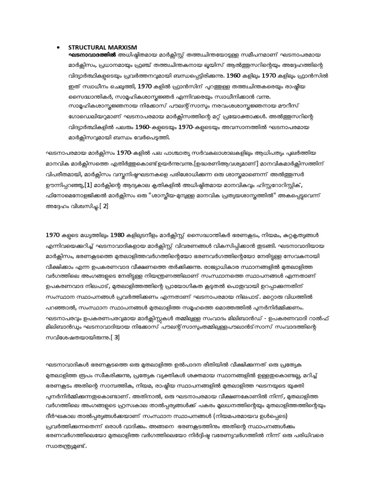 Structural Marxism | PDF