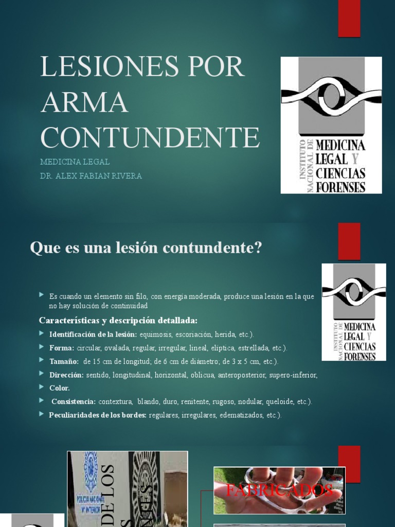 Lesiones Por Arma Contundente | PDF