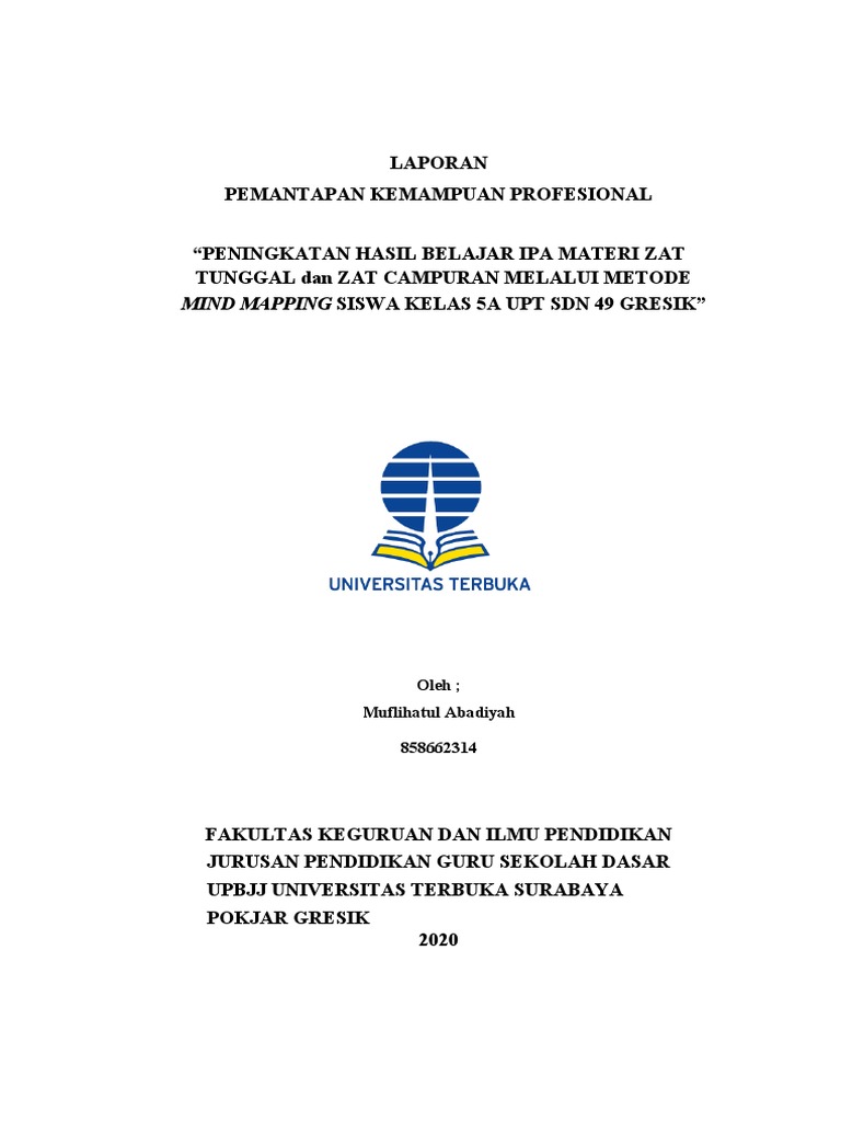 Contoh Laporan PKP IPA | PDF