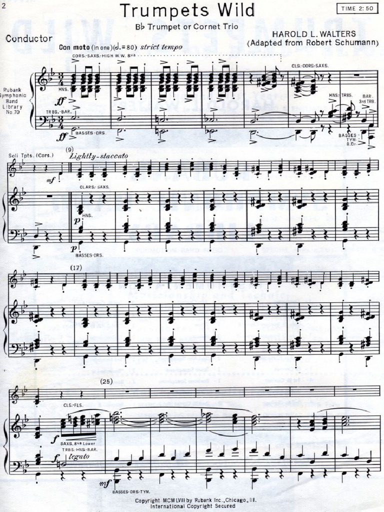 Trumpets Wild Comp | PDF