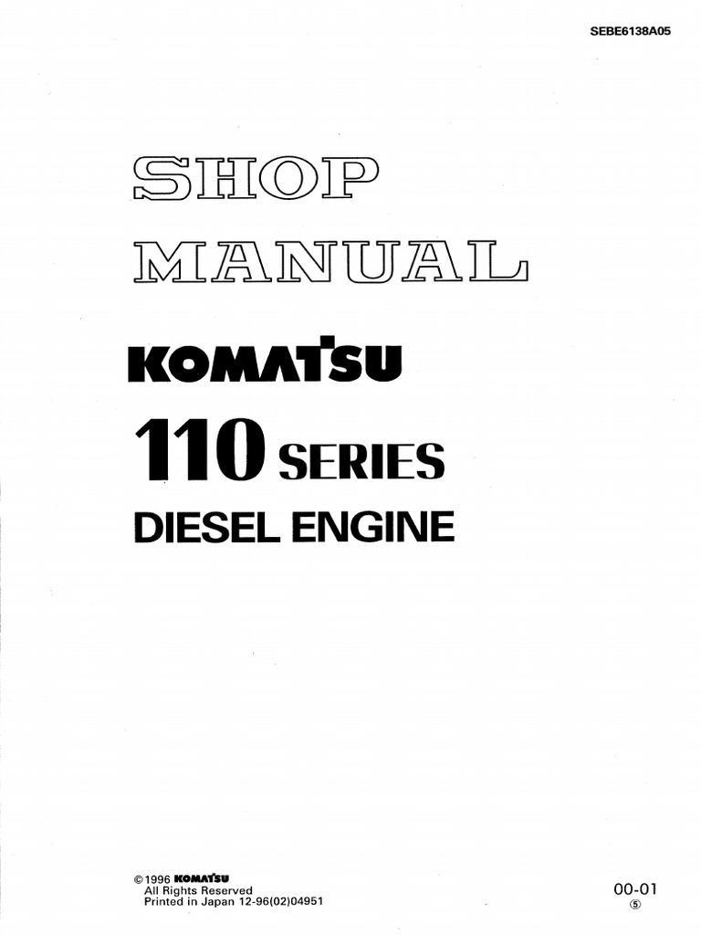 110 Engine Shop Manual | PDF