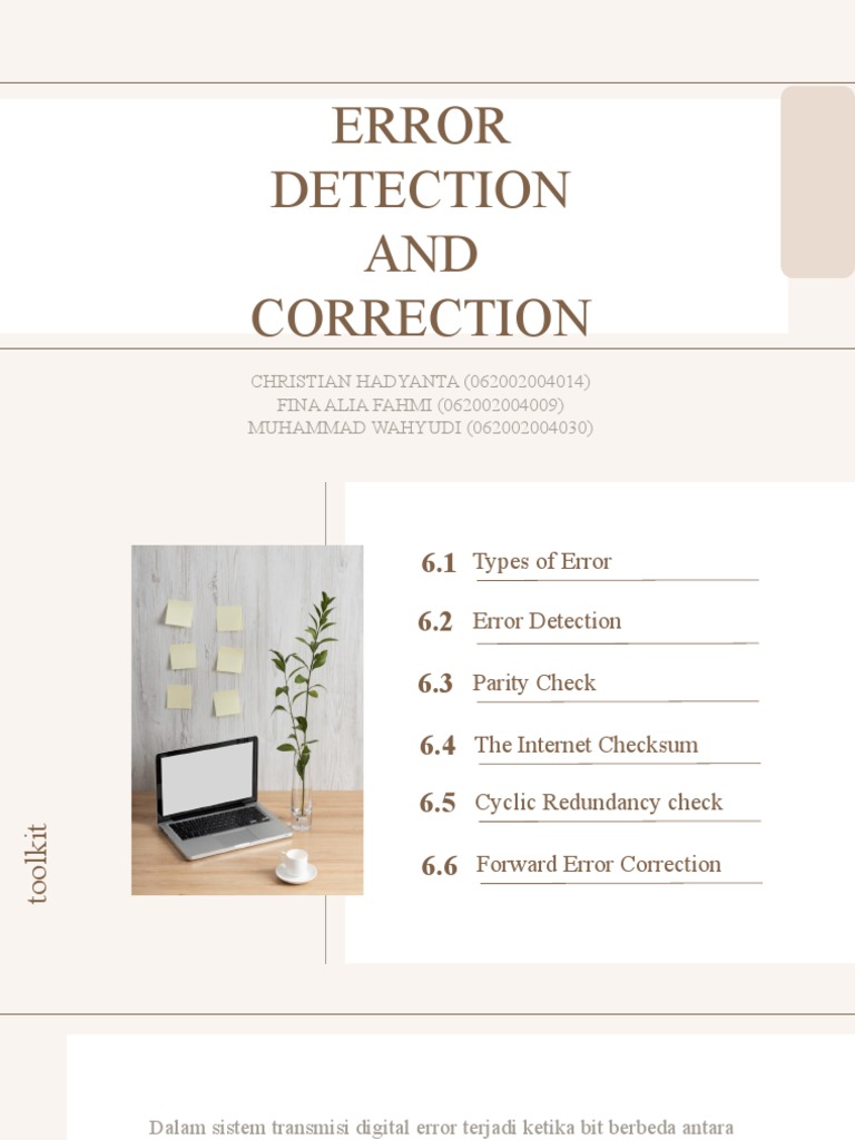 Error Detection & Correction | PDF
