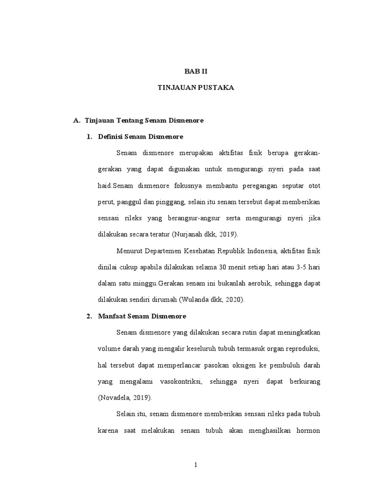 Senam Dismenore: Manfaat dan Gerakan | PDF | Kesehatan Holistik