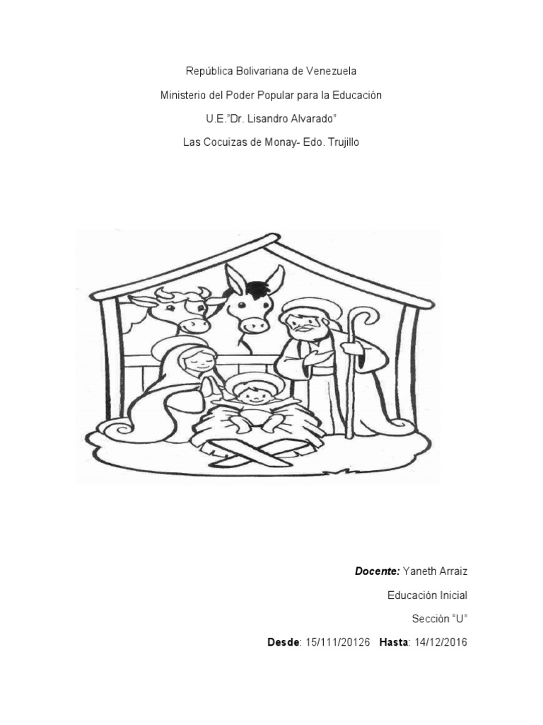 Proyecto de Navidad | PDF | Navidad | Educación de la primera infancia