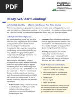 CHO Counting for Diabetes Management | PDF | Carbohydrates | Foods