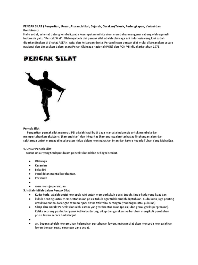 Pencak Silat | PDF