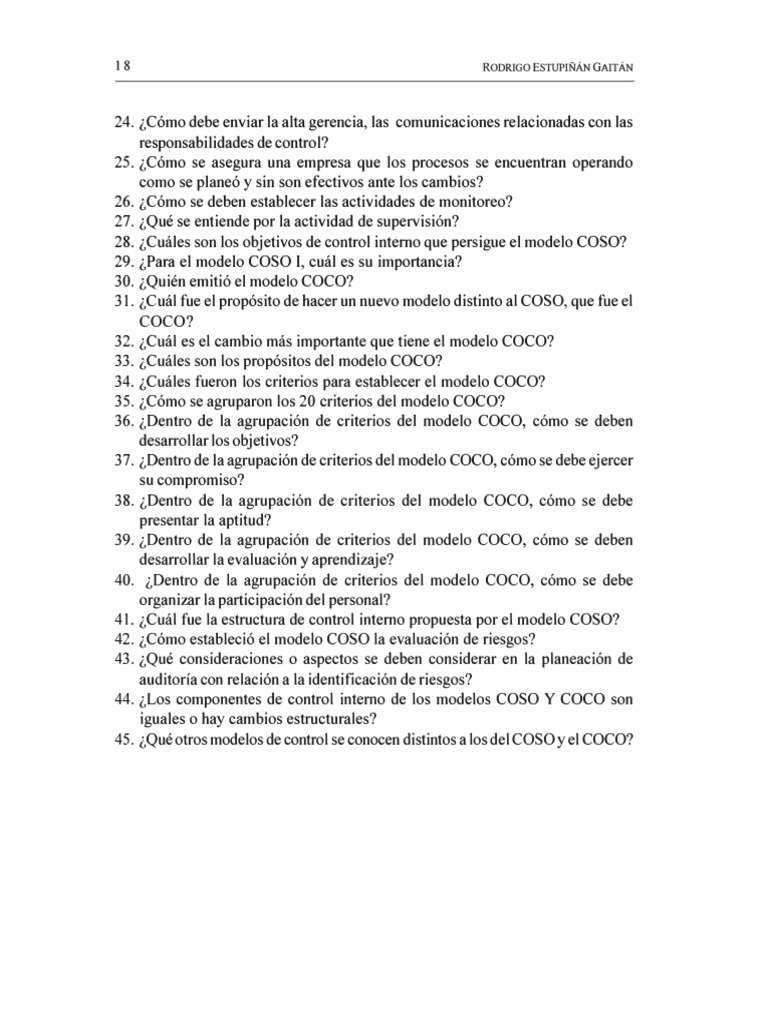Modelos COSO y COCO | PDF