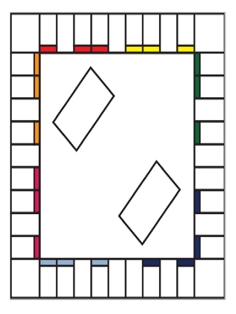 Monopoly Printable Empty Board | PDF