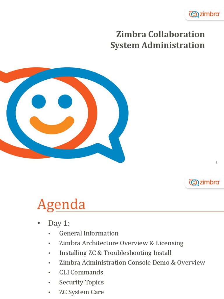 Zimbra Collaboration System Administration - Jan2014 | PDF | Public Key ...