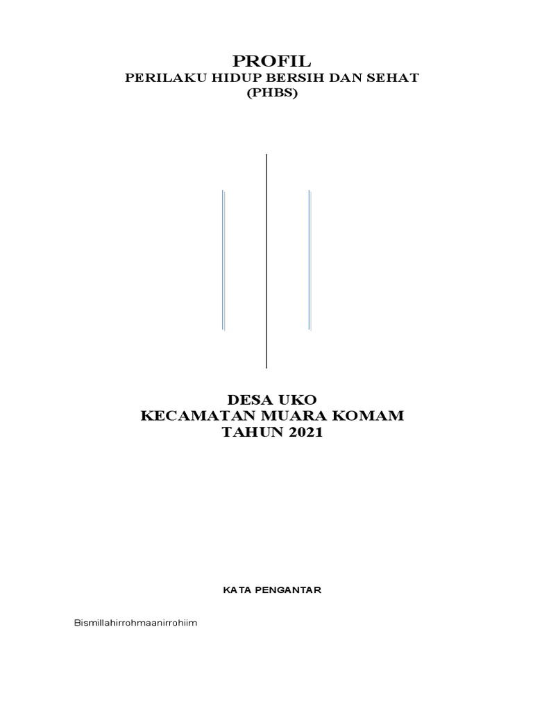 Profil PHBS Desa Uko 2021 | PDF
