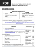 PDEA Requirements - S Andp License Application | PDF