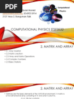 Numpy Python Cheat Sheet | PDF | Matrix (Mathematics) | Computer Science