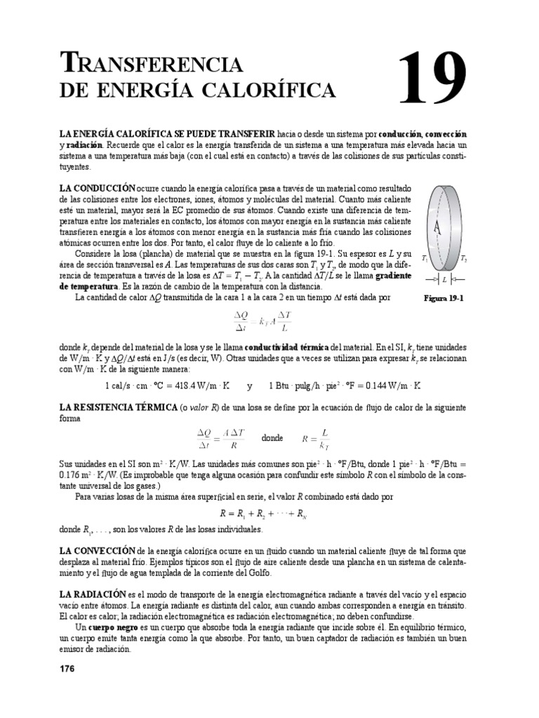 Transferencia de Energia Calorifica. | PDF | Conduccion termica ...