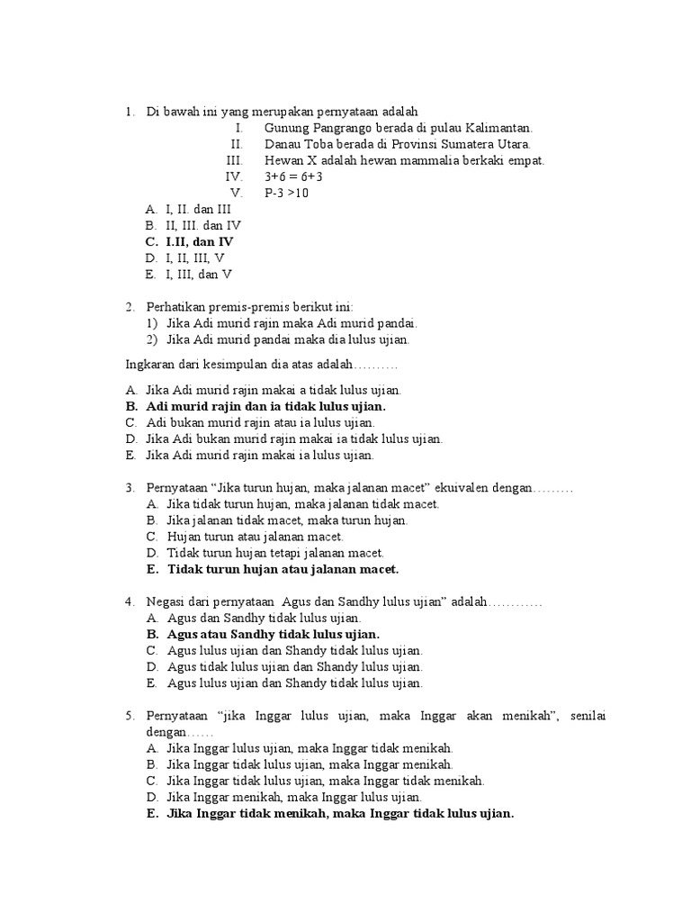 Kuis Pu 1 Final | PDF