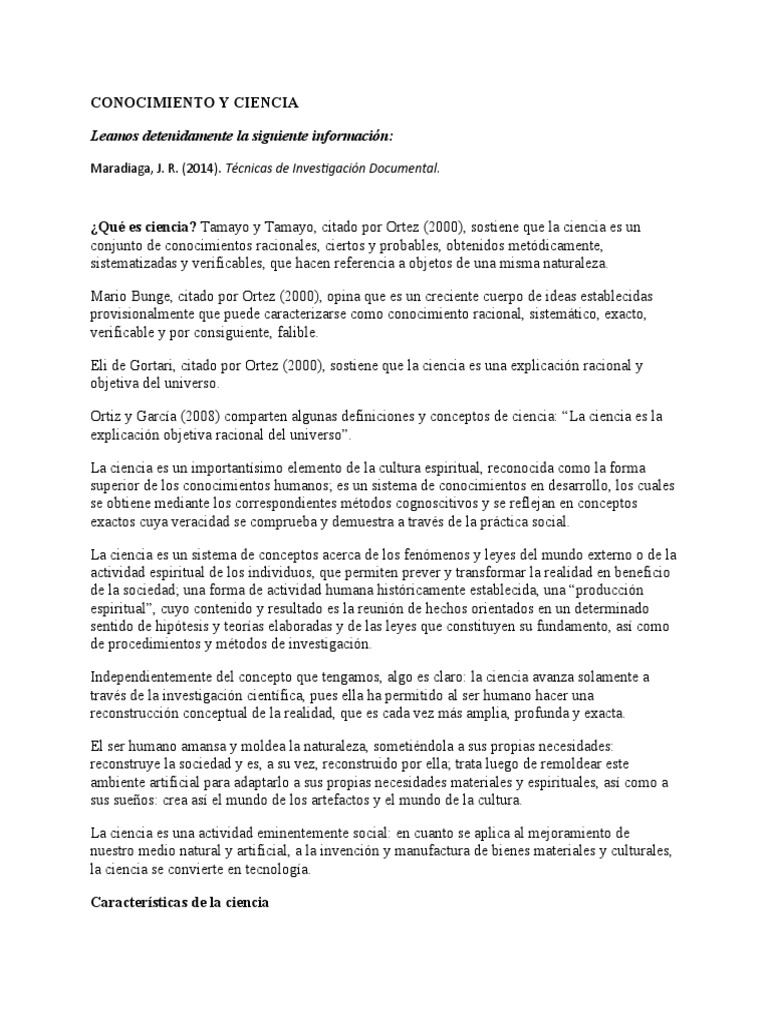 Conocimiento y Ciencia | Descargar gratis PDF | Conocimiento | Empirismo