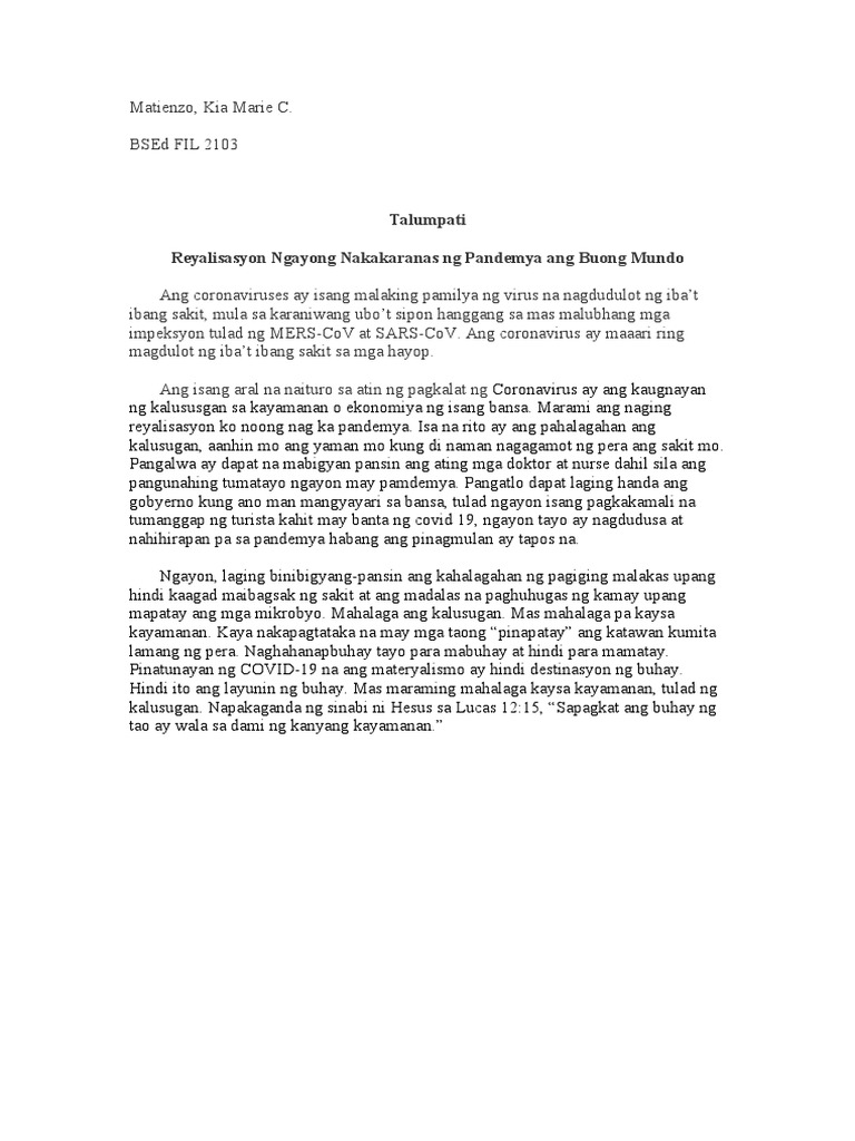 Talumpati | PDF