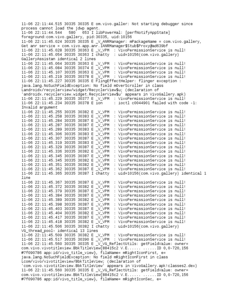 Log | PDF | Android (Operating System) | System Software