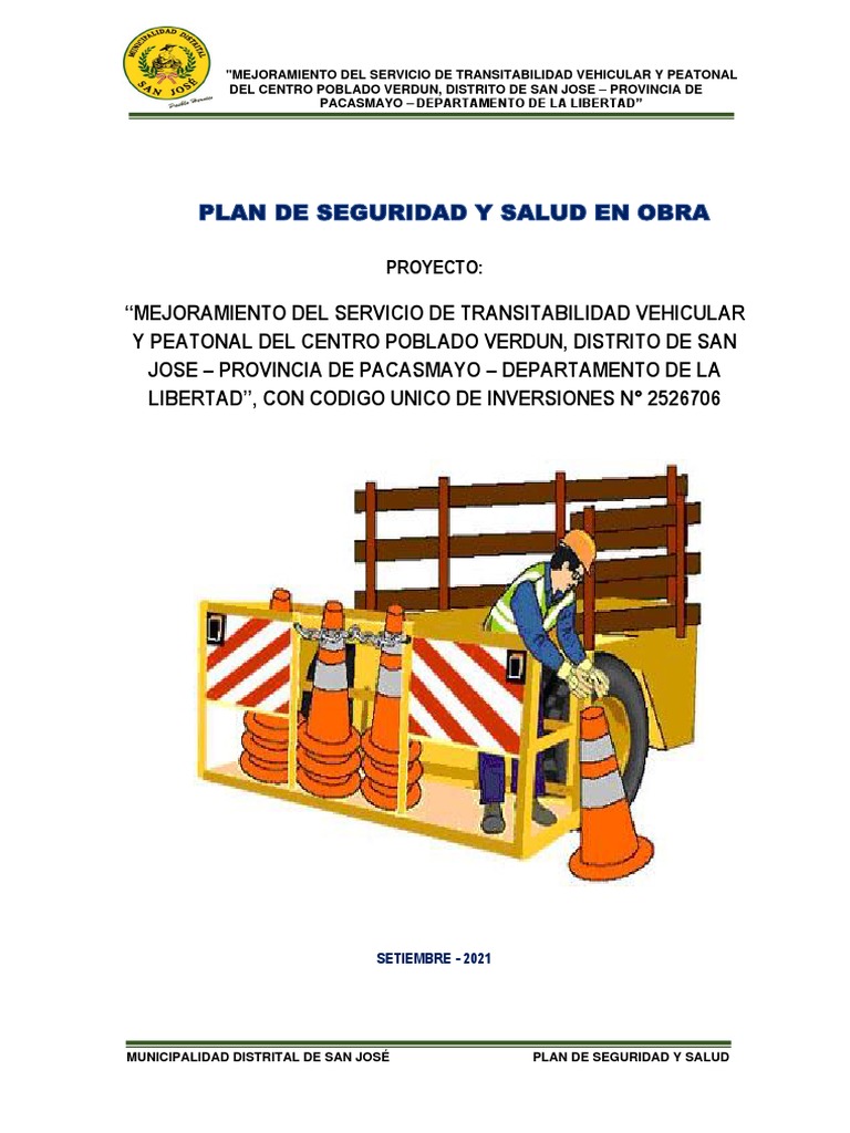 Plan - de - Seguridad - y - Salud - en - Obra | PDF | Seguridad y salud ocupacional | Planificación