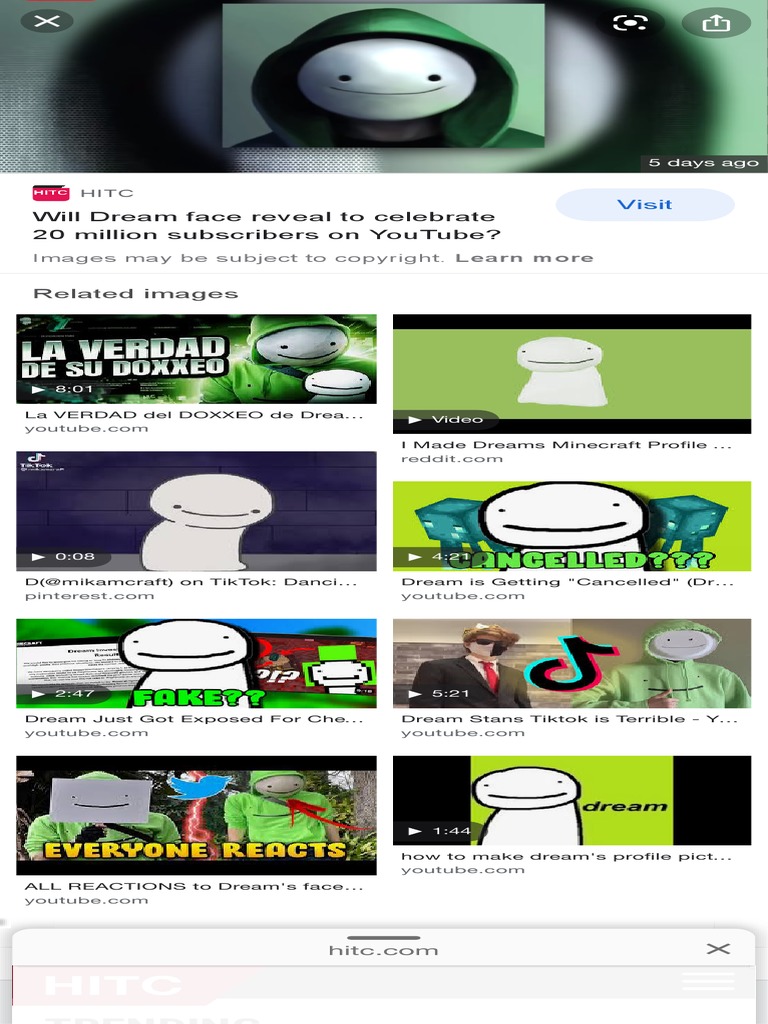 Dream Minecraft Tiktok Profile Pic - Google Search | PDF