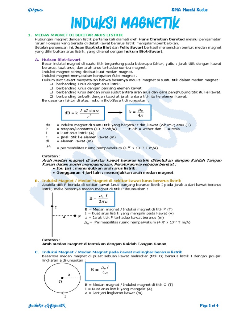 Medan Magnet&induksi | PDF | Sains & Matematika