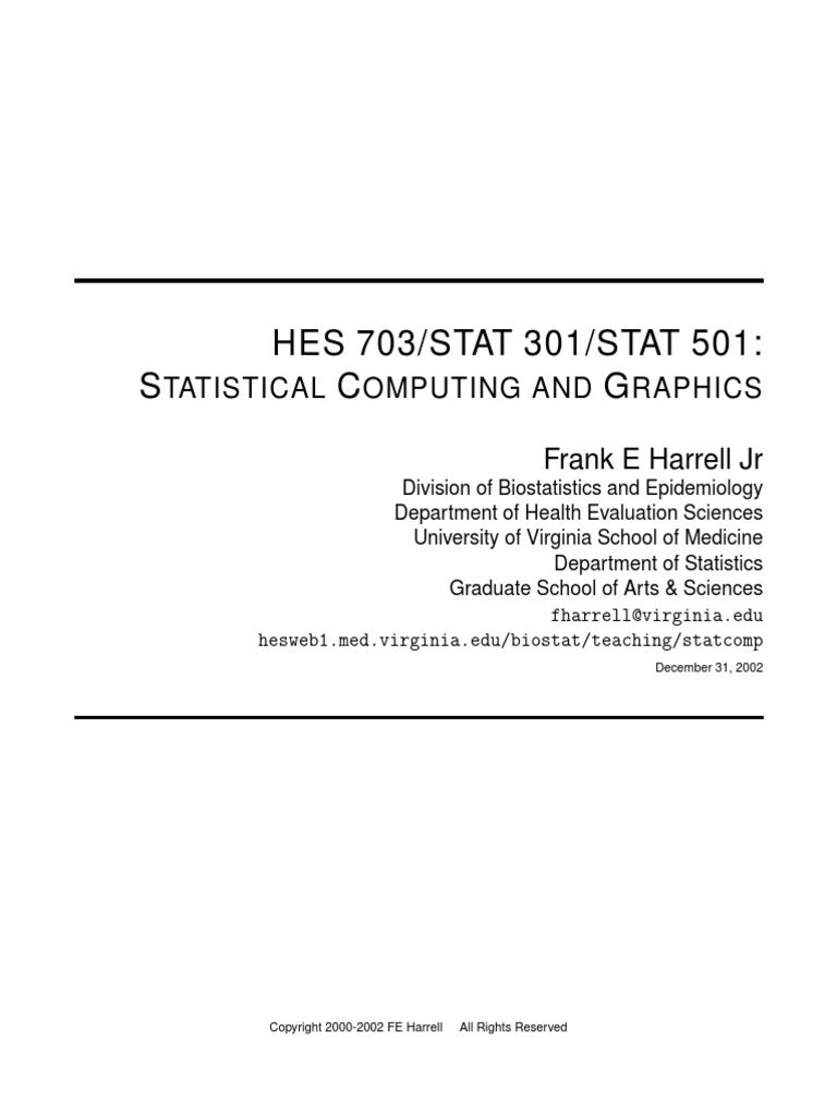 Statistical Computing And Graphics Pdf