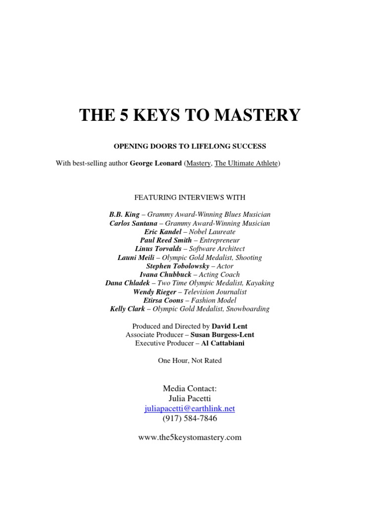 The 5 Keys to Mastery Explained | PDF