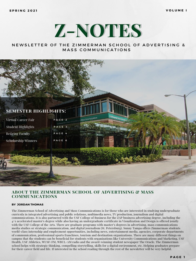 Z-Notes Newsletter | PDF | Advertising | News