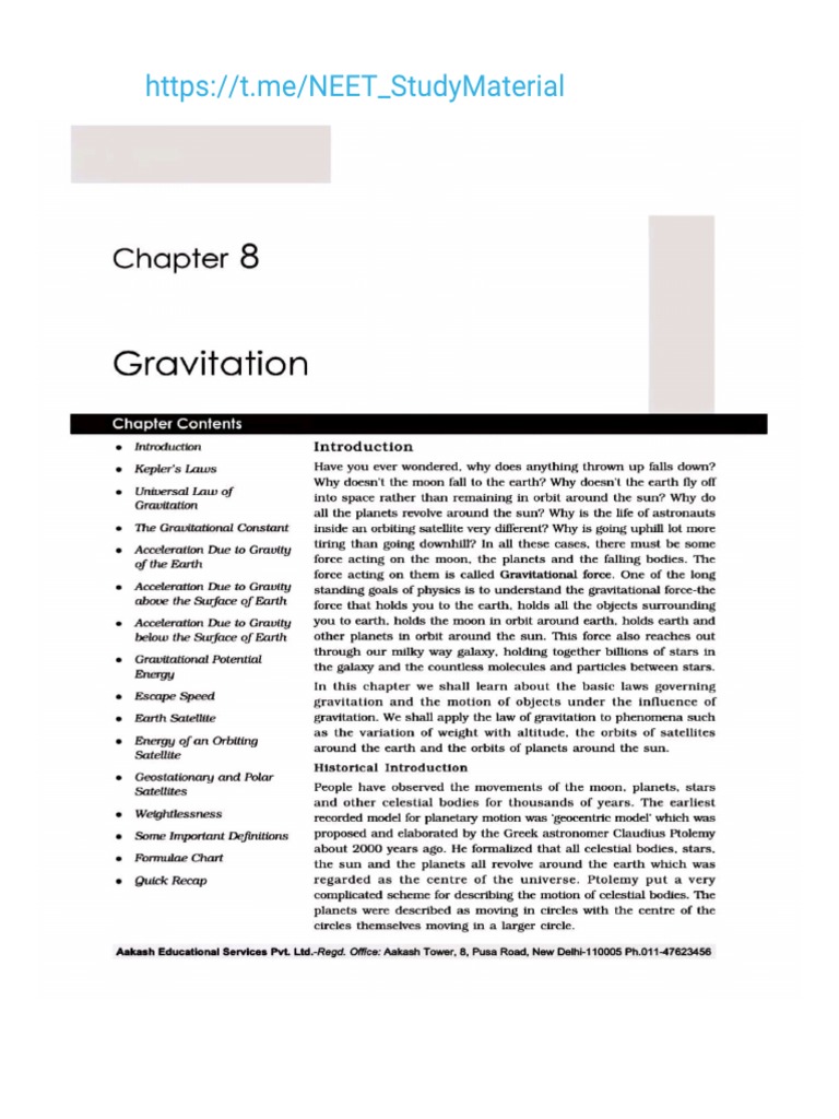 Aakash Physics Study Package 3 | PDF