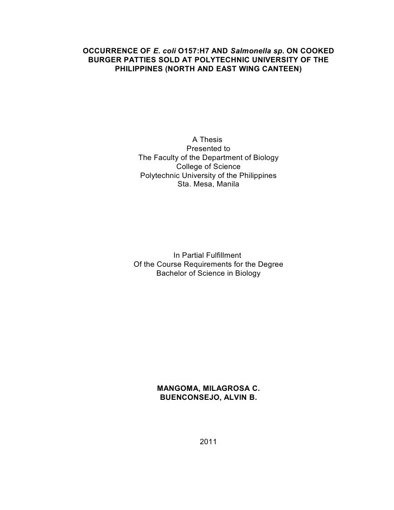 Final Thesis PDF | Question | Integrity