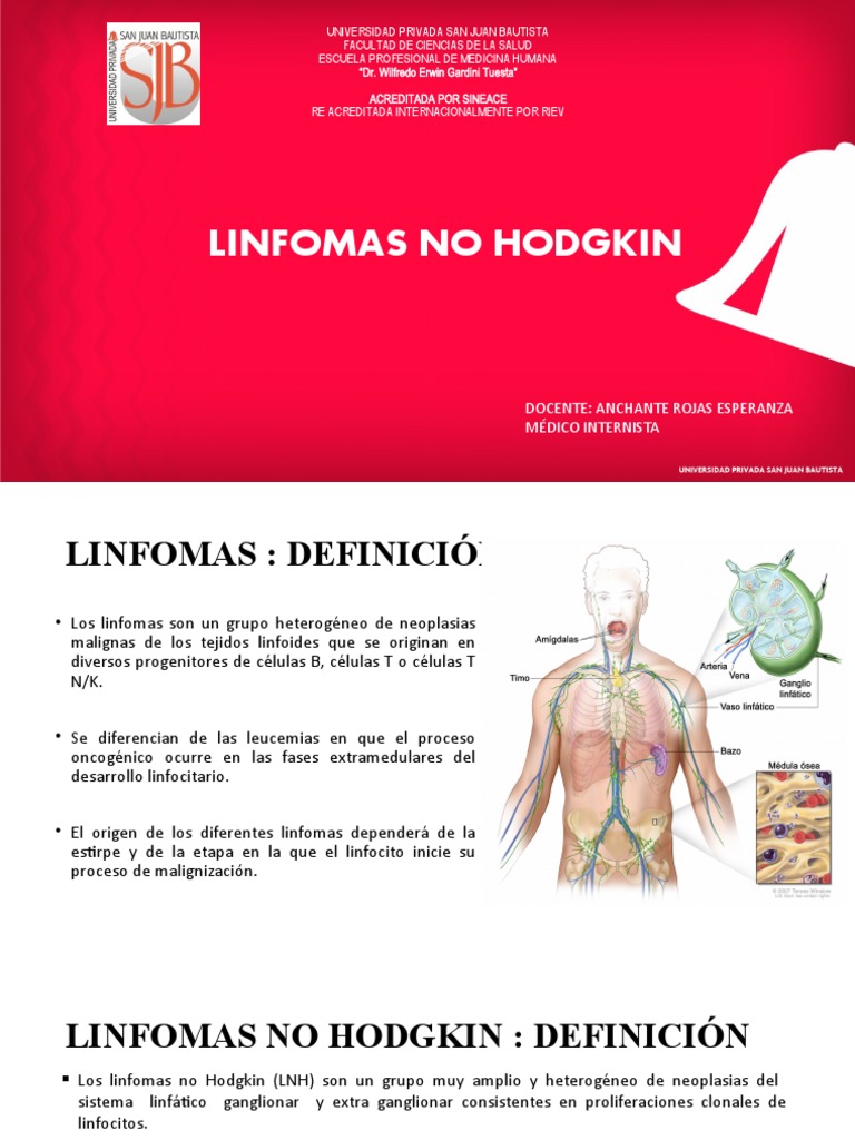 Linfomas No Hodgkin: Definición y Tratamiento | PDF | Linfoma | Biopsia