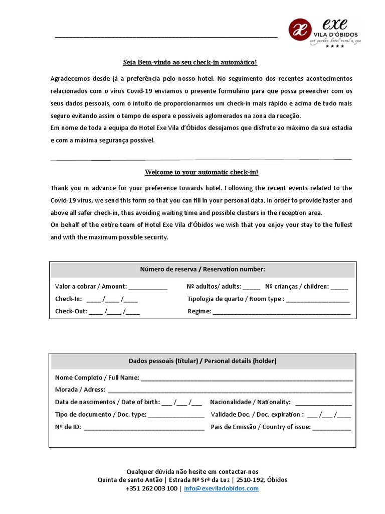 Formulário de Check in 3 | PDF | Direitos e Liberdades Civis | Ética ...