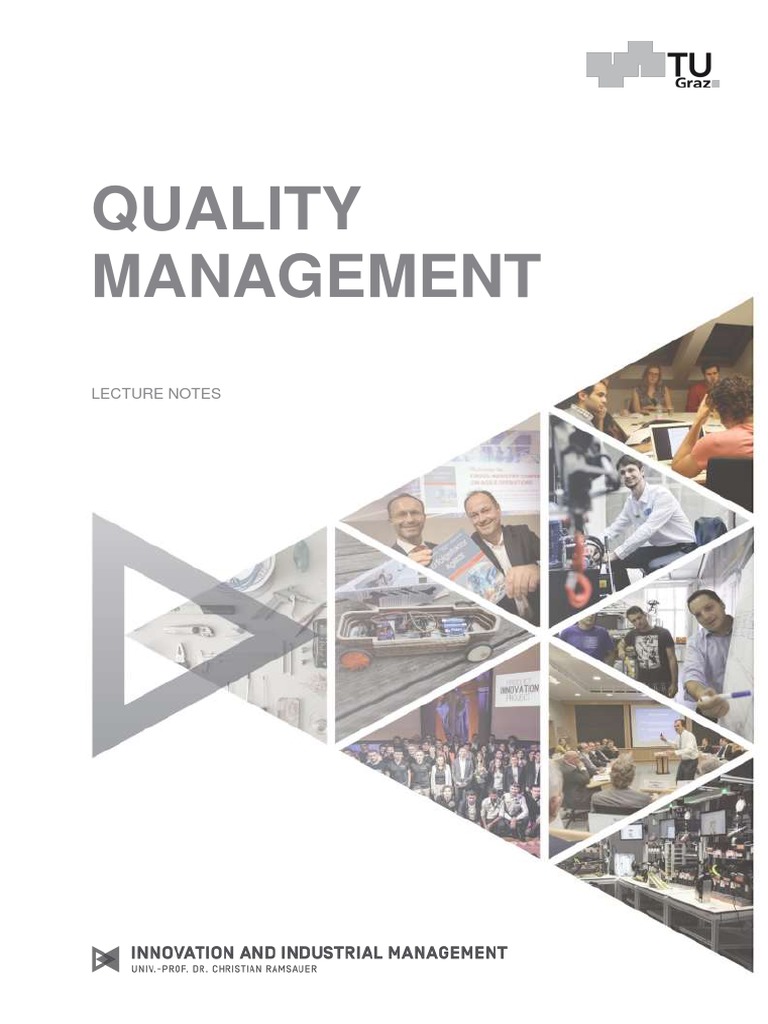 Lecture Notes Quality Management 2019 2020 | PDF | Quality Management ...