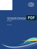 Guidance On Snap Back Zones | PDF | Safety