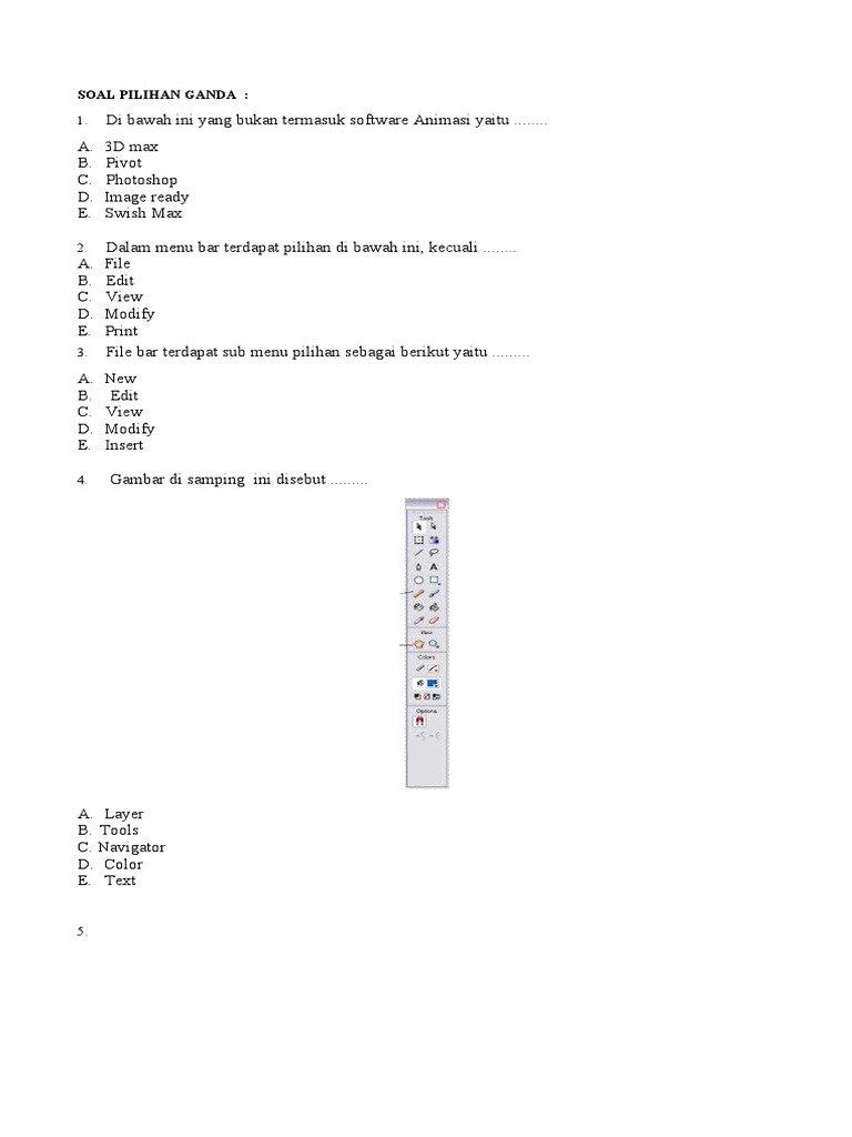 Soal Pilihan Ganda Dmi | PDF