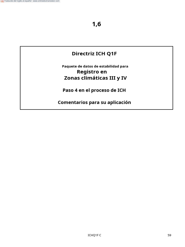 Q1F C Stability Data Package For Zone III and IV - En.es | Descargar ...