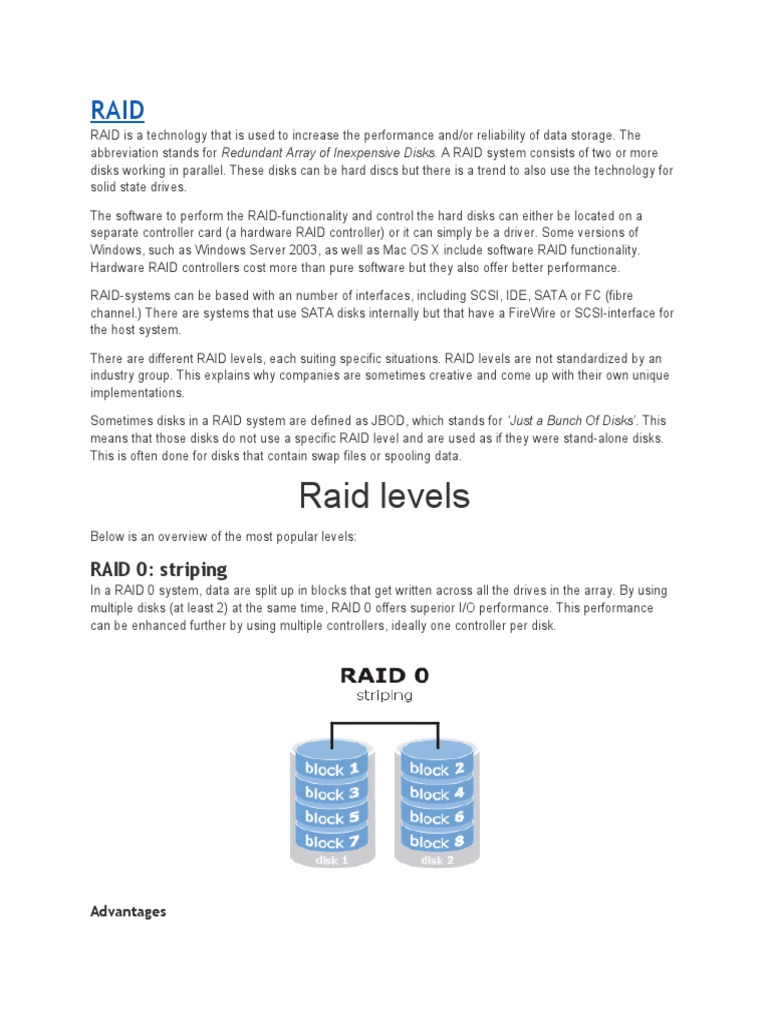 Raid | PDF | Databases | Database Index