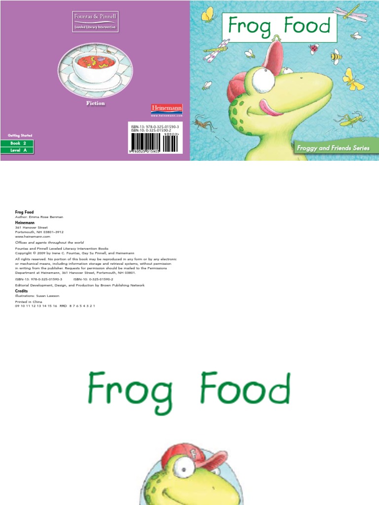 Frog Food: Froggy and Friends Series | PDF
