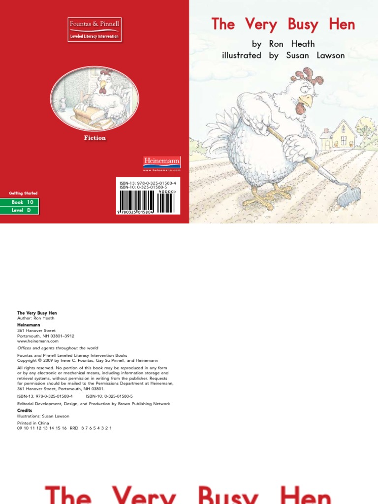 10 The Very Busy Hen | PDF