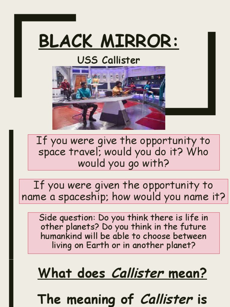 Black Mirror:: USS Callister | PDF