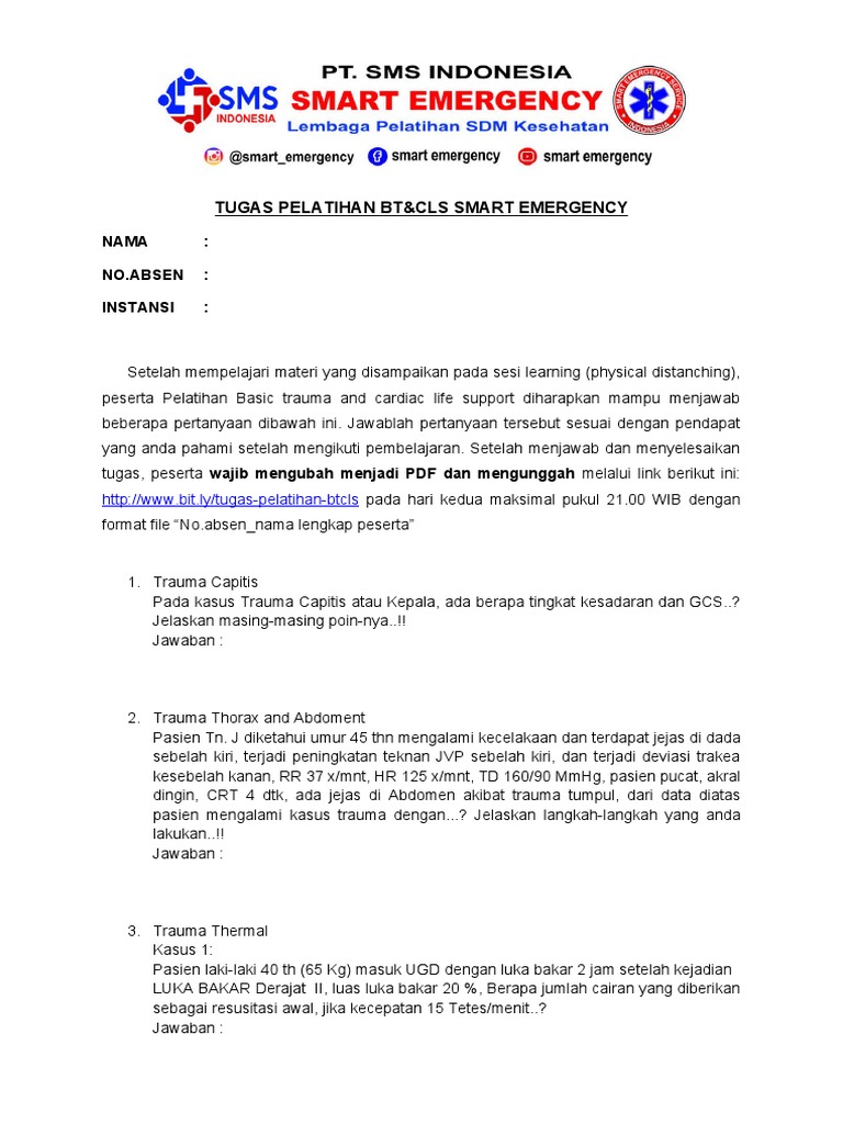 Tugas Ke-2 Btcls Smart Emergency | PDF