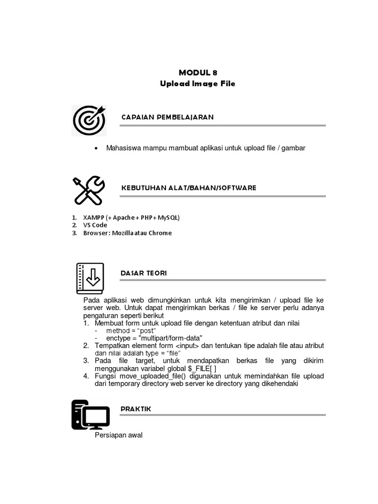 Prakt Pemrograman Web Server Side-Modul-8 | PDF