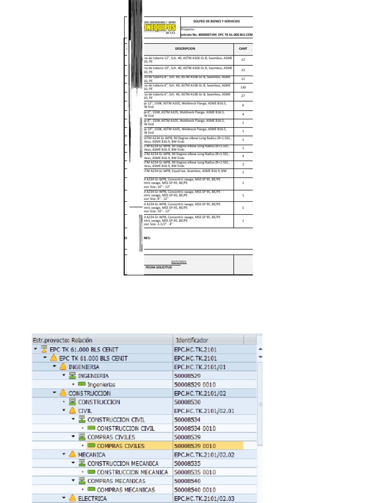 Solped Extra SAP-Validacion Estructura V2.0 Interconexión | PDF ...