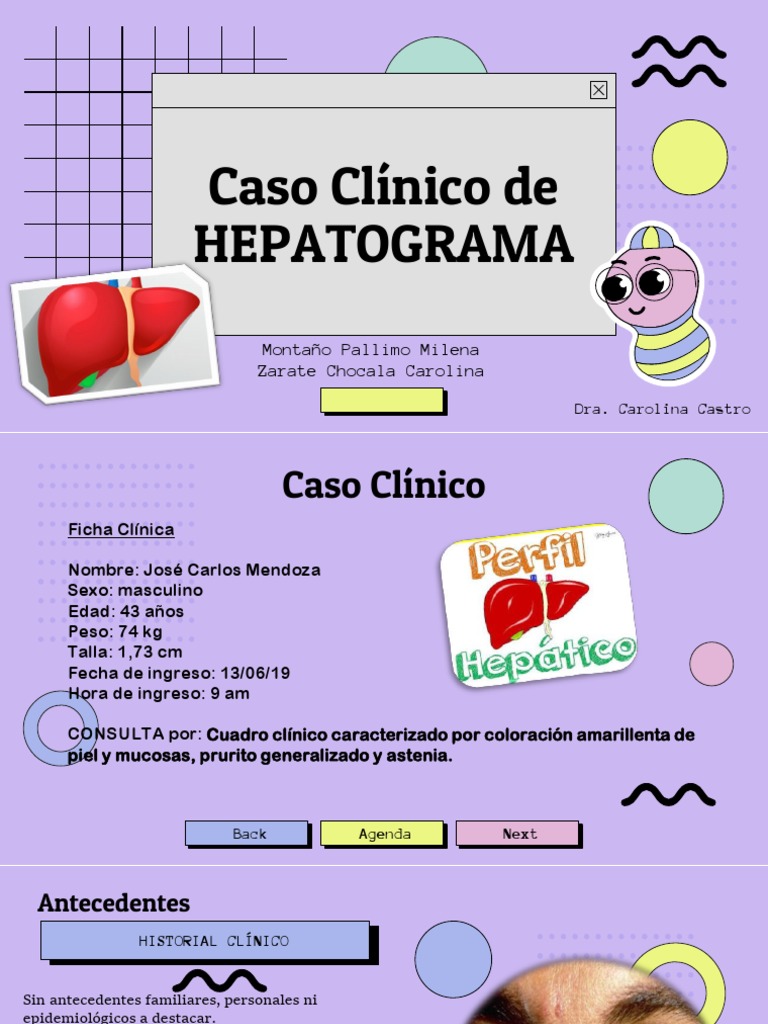 Caso Clinico de Hepatograma ... | PDF | Especialidades Medicas ...
