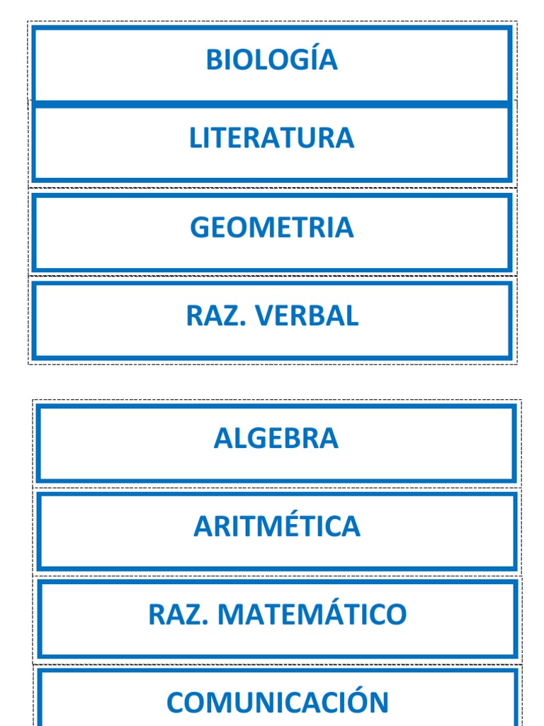 Nombres de Cursos | PDF