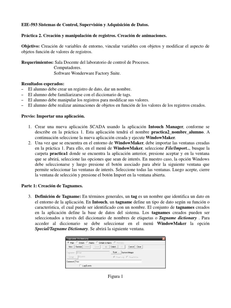 Practica 2 Scada | PDF | Ventana (informática) | Software de la aplicacion