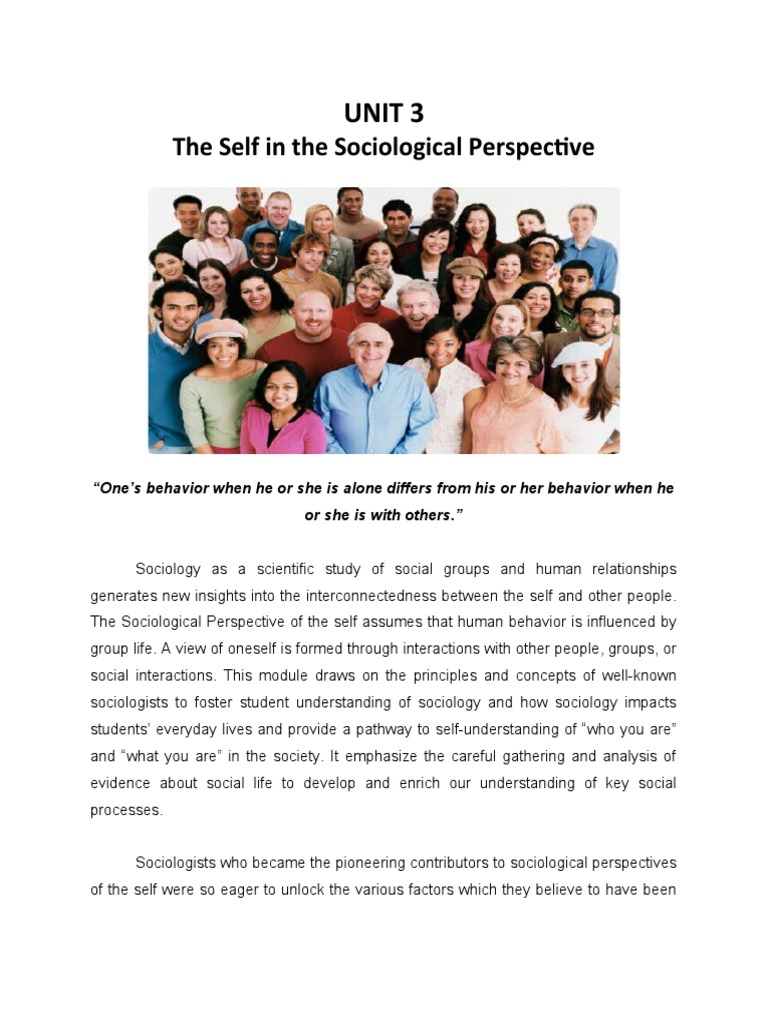 Lesson 3-Notes and Activity-Sociological | Download Free PDF ...